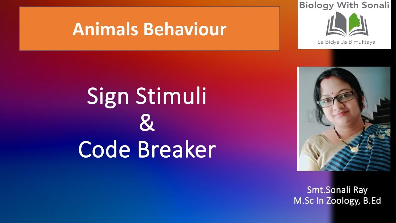 Sign Stimuli | Code Breaker | Animal Behaviour | B.Sc 5th Semester # ...