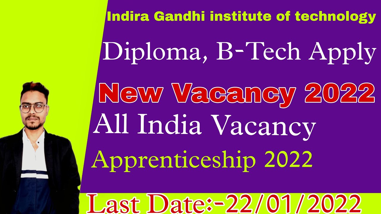 IGIT requirement 2022 | Diploma B-Tech Apply 2022 | All India Vacancy ...