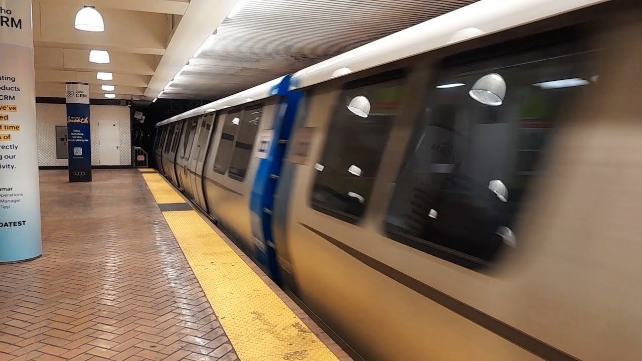 BART fast acceleration at Powell, 11/9/2024 - YouTube