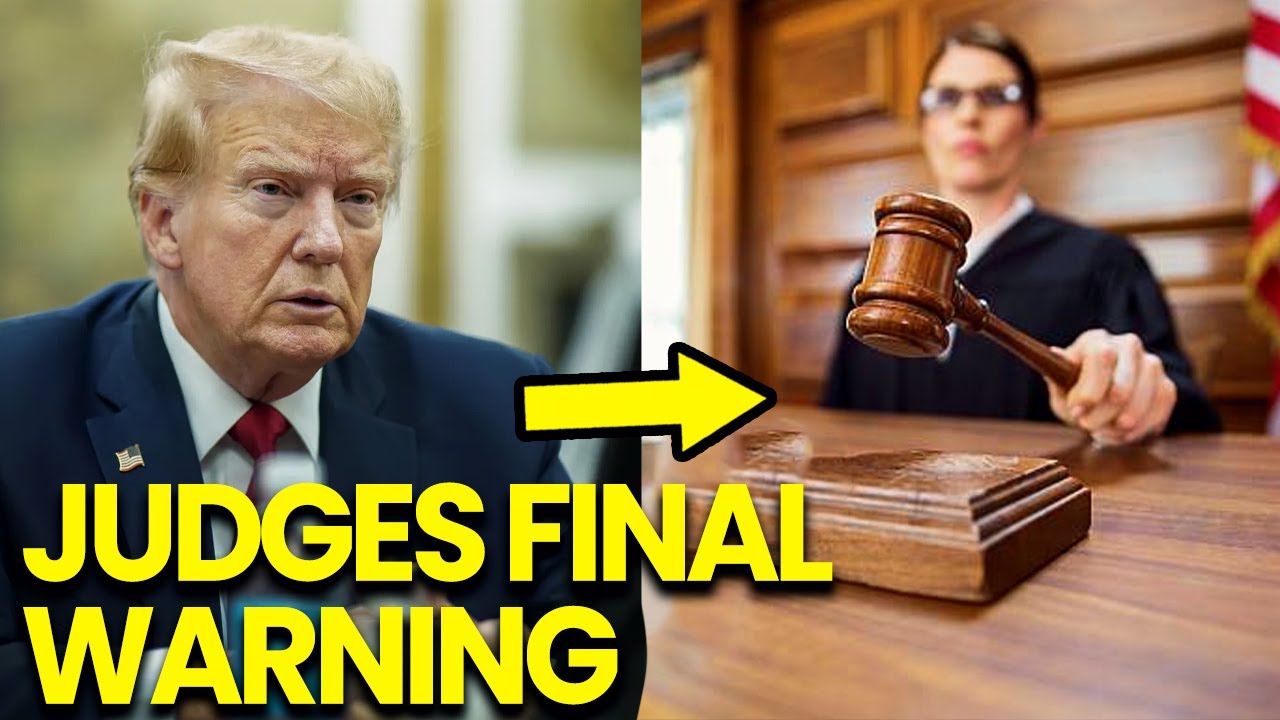 Trump Administration on LAST STRAW With FEDERAL Judge!! - YouTube