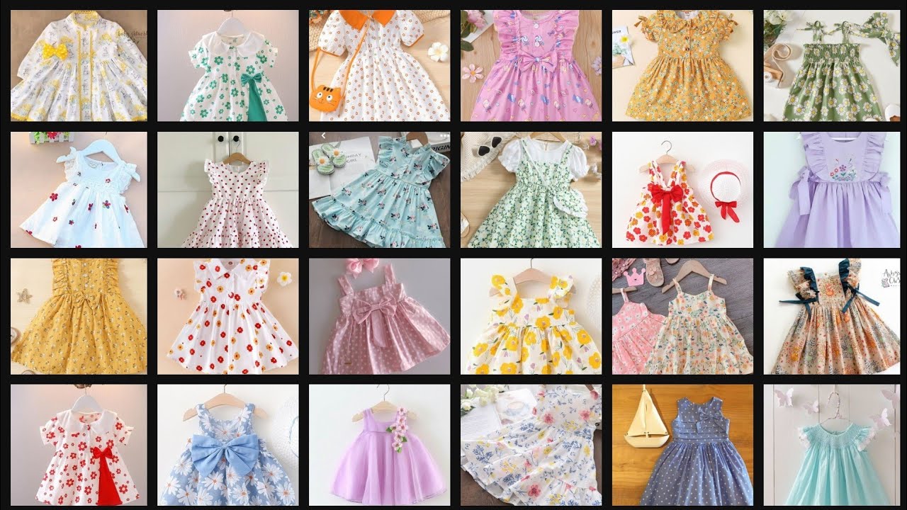 baby girls cotton frock designs | simple cotton frock designs | baby ...