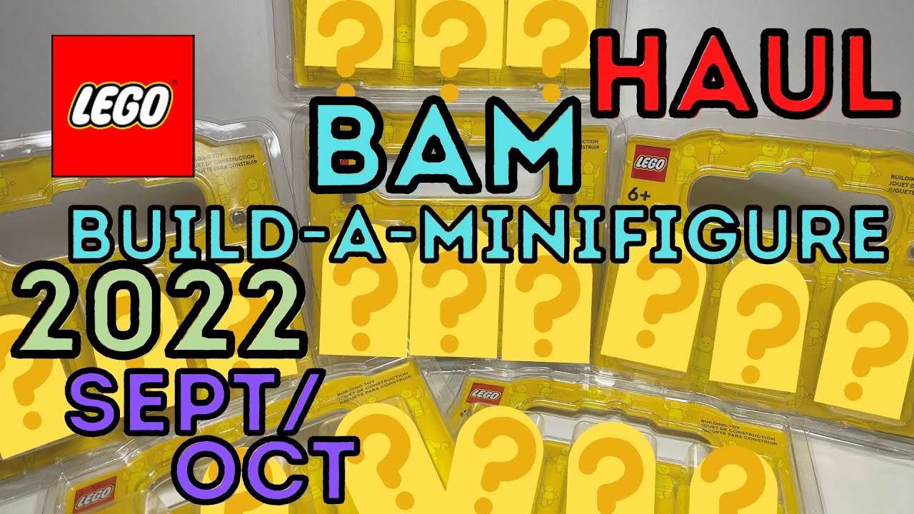 Lego | 2022 September/October | Build-A-Minifigure (BAM) Haul - YouTube