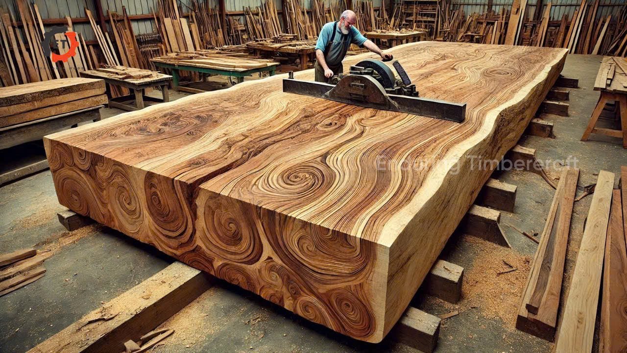 Giant Wood Workshop: From Ancient Trees To The Most Luxurious Modern ...