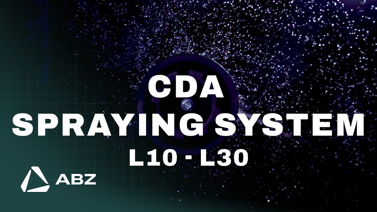 CDA spraying system - ABZ Innovation L10-L30 - YouTube