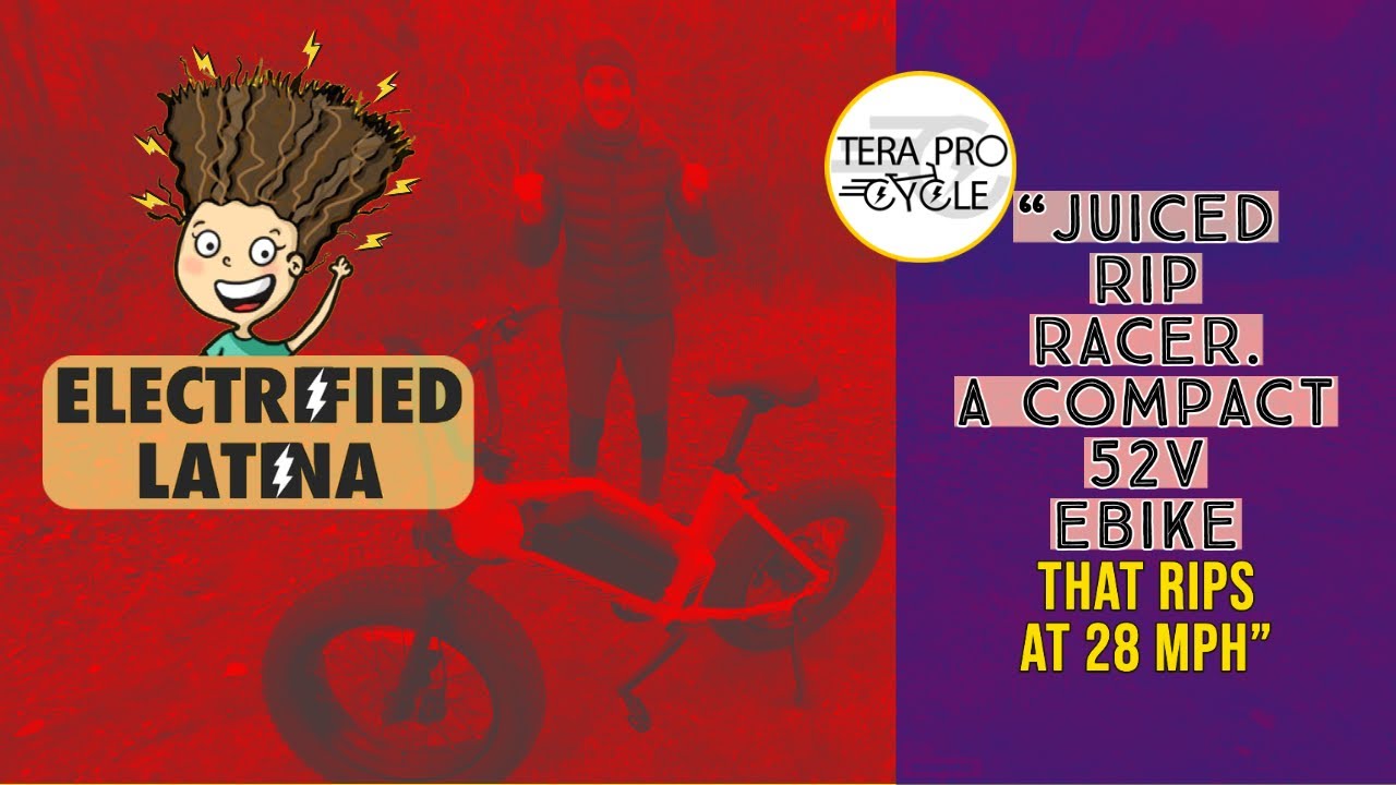 Juiced Rip Racer. A compact 52V eBike that rips at 28 mph - YouTube