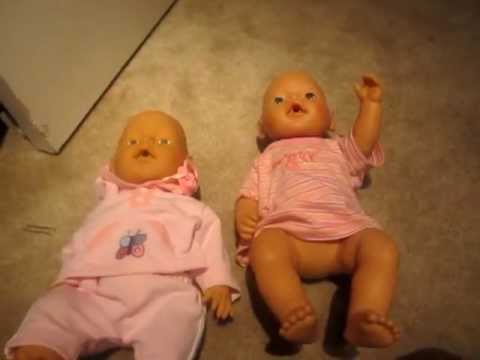 Fake and real baby born comparison - YouTube