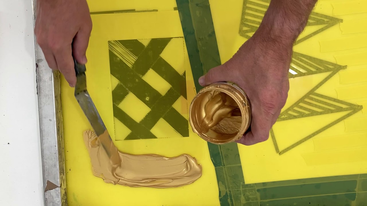 How to Screen Print at Home - YouTube