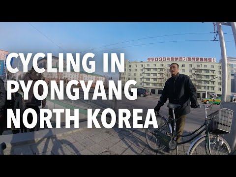 PYONGYANG SOKAKLARINDA BİSİKLET | KUZEY KORE