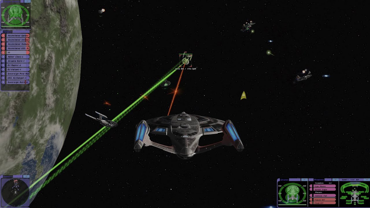 Star Trek Bridge Commander Remastered | Federation Fleet VS The Borg ...