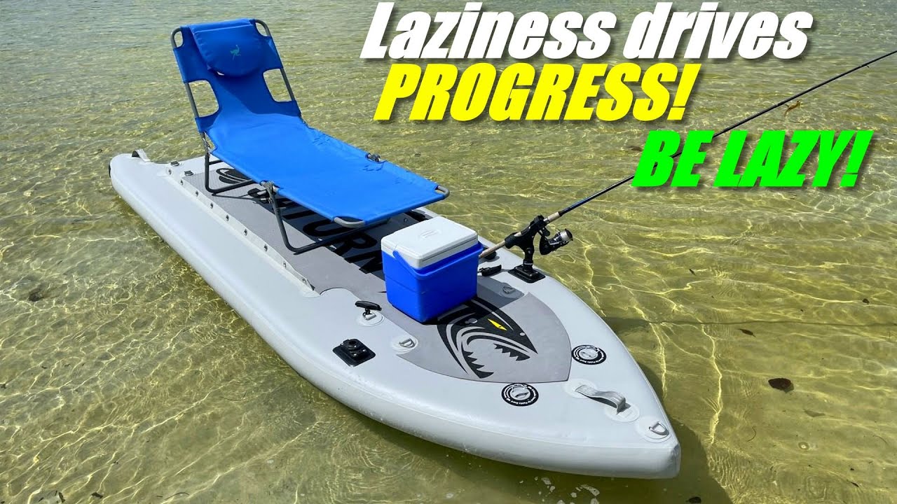 Saturn Inflatable Mini Skiff Paddle Board SUP – Motor-Ready Ultralight ...