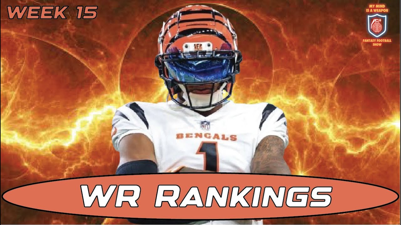 WK 15: WR RANKINGS TIERS (TOP 36) - YouTube