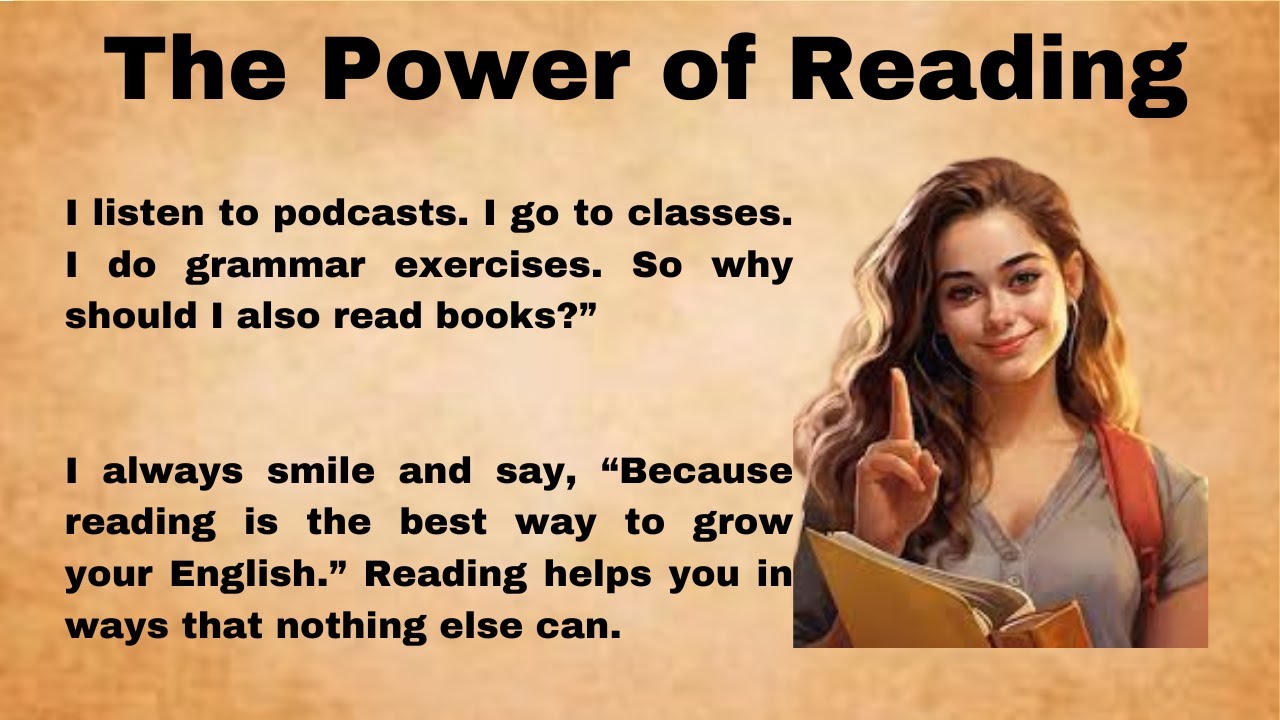 The Power of Reading || English Reading Practice for Beginners || Smart ...