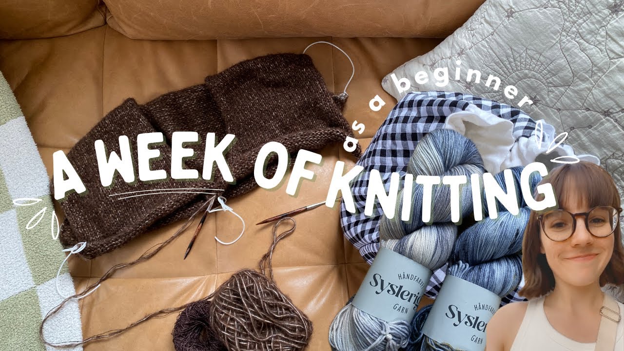 cosy knitting vlog: finishing my marseille sweater, winding up skeins ...