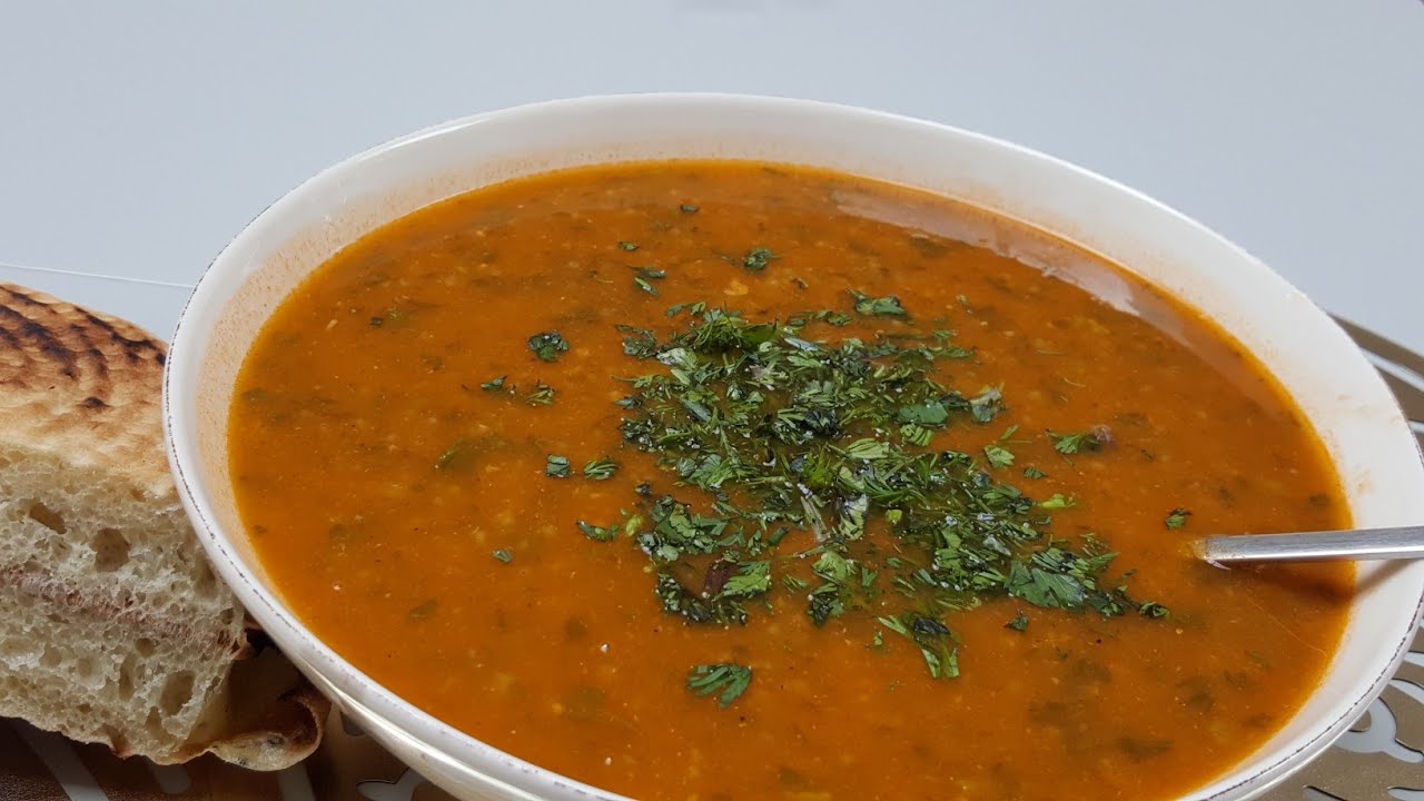 chorba frik au légumesشربة فريك بالخضار صحية وبنينة - YouTube