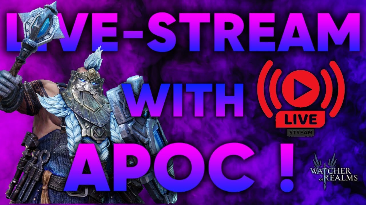 WoR Live stream with Apoc! - YouTube