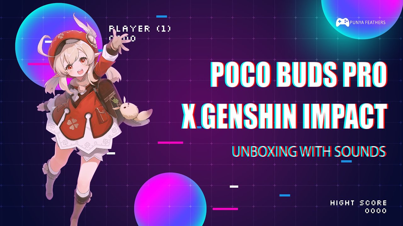 POCO Buds Pro Genshin Impact edition unboxing | Klee earbuds - YouTube