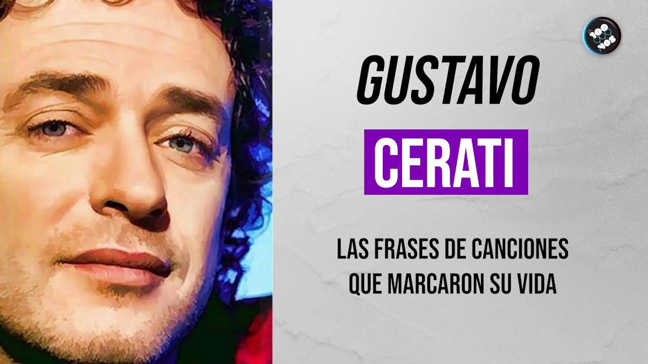 Gustavo Cerati ilustrado por sus propias canciones - YouTube