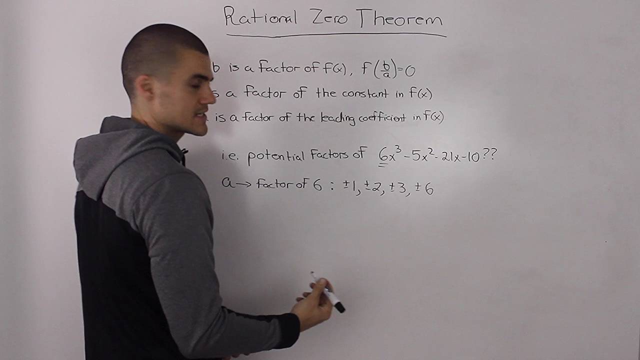 rational zero theorem overview - YouTube