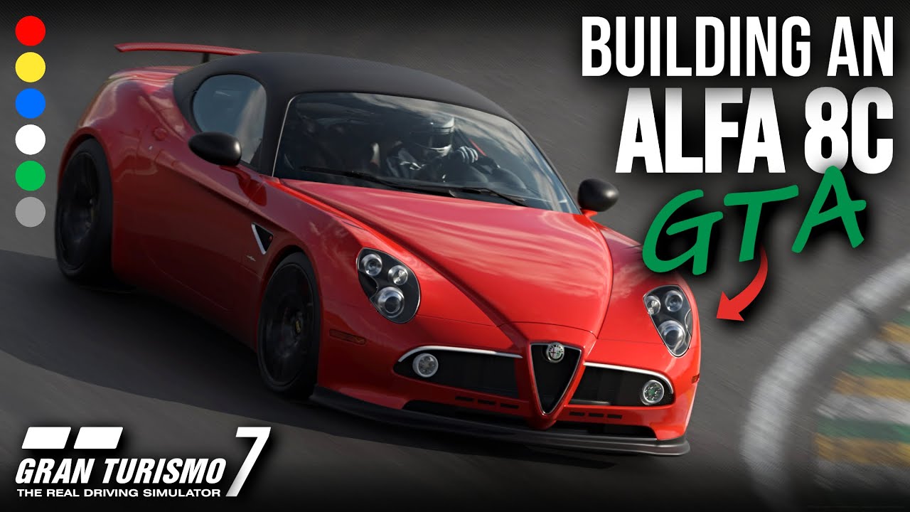 GT7 Special Projects | ''Alfa Romeo 8C GTA'' Hardcore What-If? Build ...
