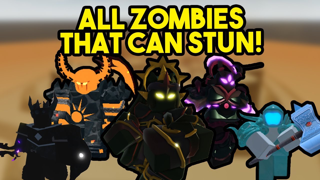 ALL ENEMIES THAT CAN STUN (Updated) | Tower Defense Simulator - YouTube