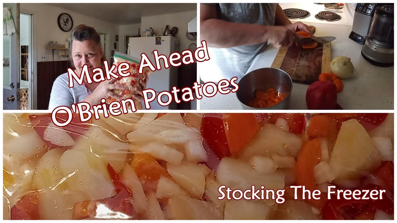 Make Ahead O'Brien Potatoes | Stocking The Freezer - YouTube