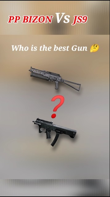PP BIZON VS JS9 DAMEGE COMPARISON Who is the best Gun 🤔 #shorts # ...