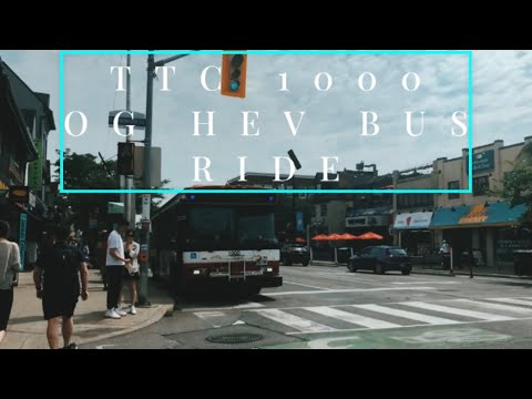 Orion VII HEV 1000 Bus Ride (first hybrid bus in Canada) - YouTube
