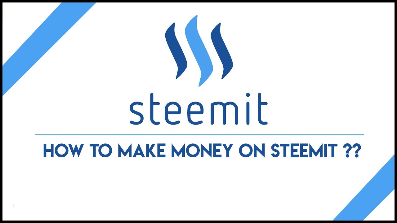How To Make Money on Steemit? - YouTube