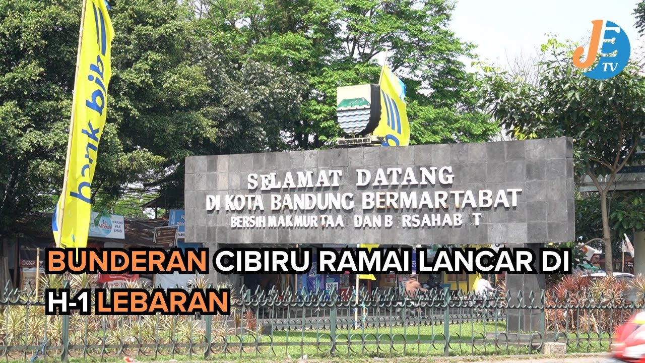 H-1 Lebaran, Bunderan Cibiru Mulai Terlihat Senggang - YouTube