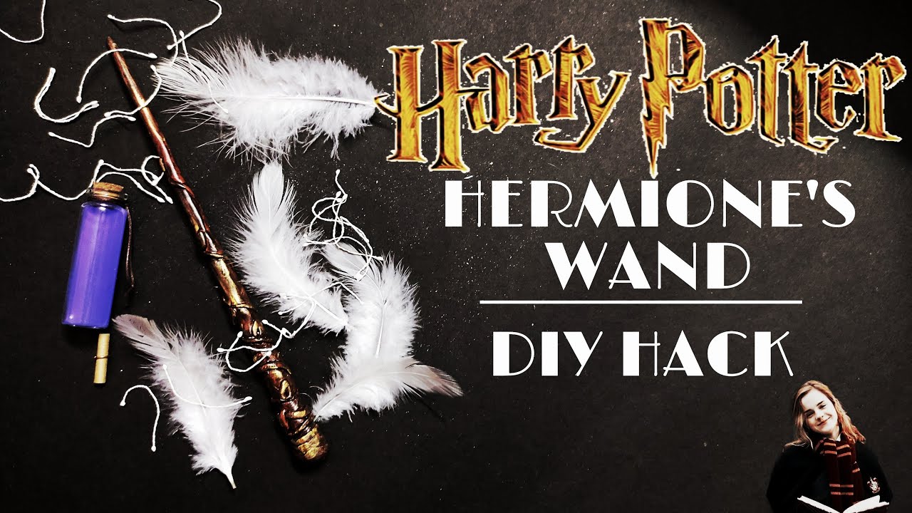 Hermione granger's wand | How to do harry potter wand using clay ...