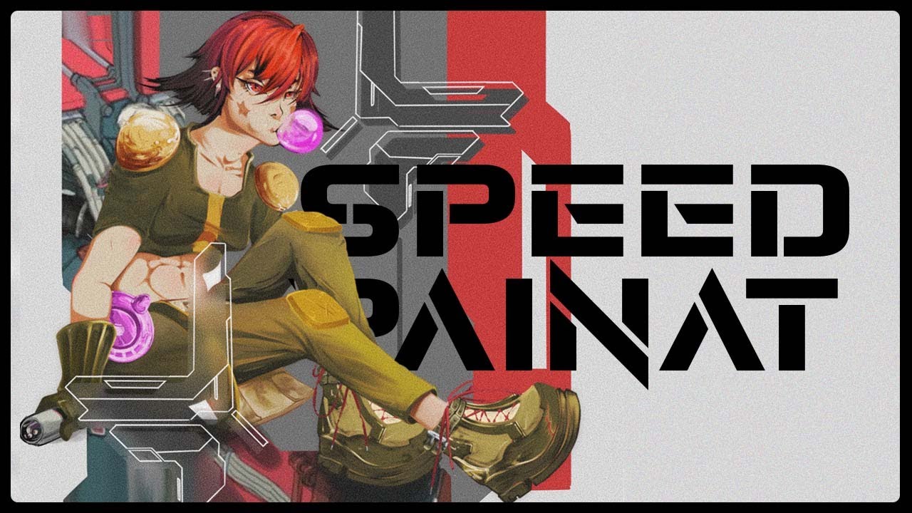 EVA WEI - (OBAN STAR RACERS) - speedpaint - YouTube