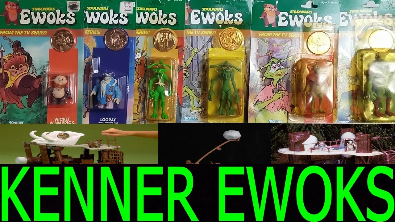 RETRO-WED: 1985 KENNER EWOKS ENTIRE TOY LINE STAR WARS - YouTube