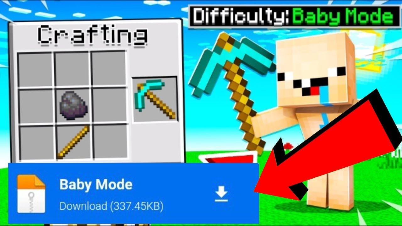 how to download Baby mod for mcpe || free download || in hindi || mcpe ...