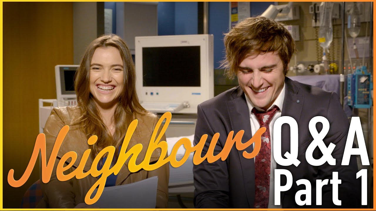 Neighbours Q&A - Zoe Cramond (Amy Williams) & Chris Milligan (Kyle ...