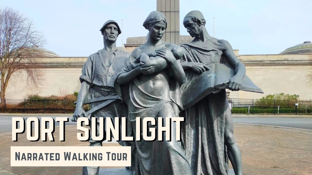 PORT SUNLIGHT | 4K Narrated Walking Tour | Let's Walk 2022 - YouTube