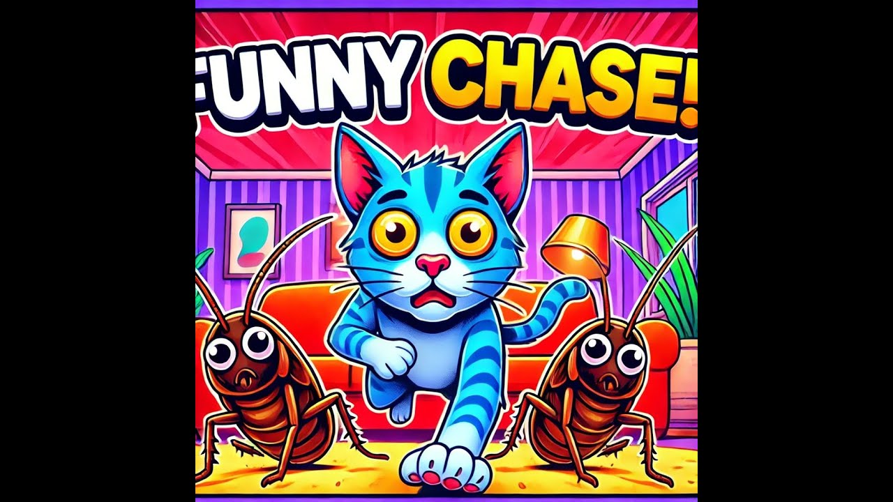 Epic Cat vs. Cockroach Showdown - YouTube
