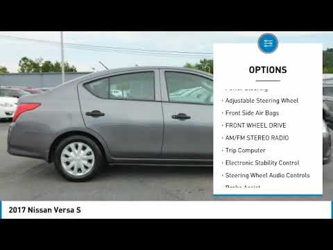 2017 Nissan Versa Used 2017 Nissan Versa S 11593A - YouTube