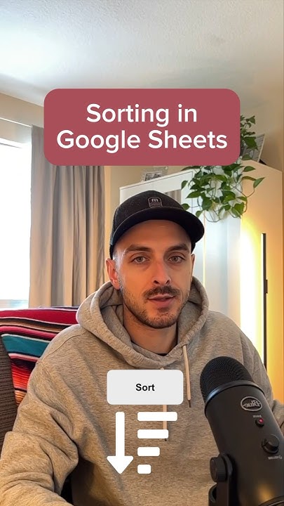 Sorting data in Google Sheets. - YouTube