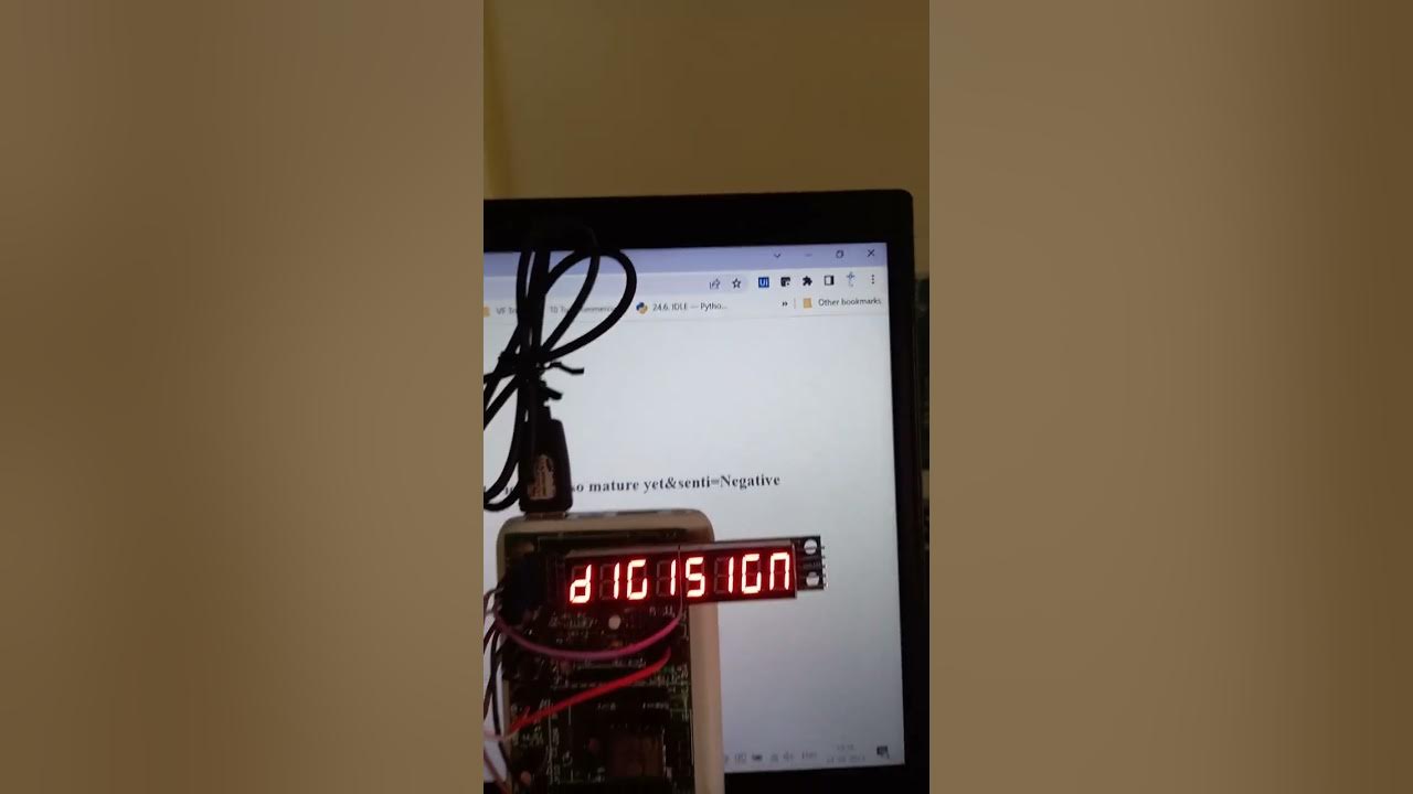 Smart digital signage- using chatGPT, IoT and Cloud- ESP8266 and 7-segment display - YouTube