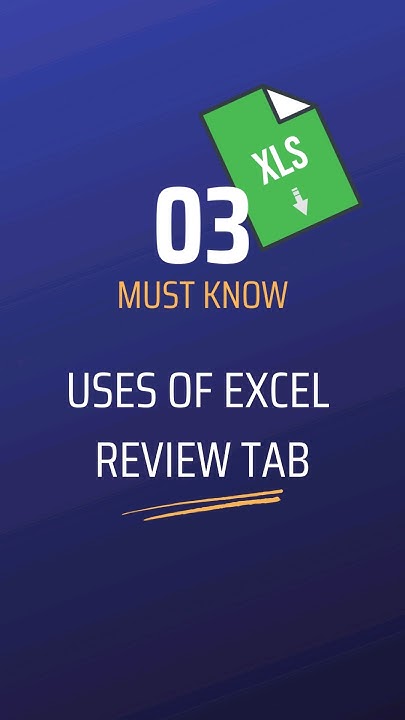 3 Uses of Review Tab in Excel - YouTube