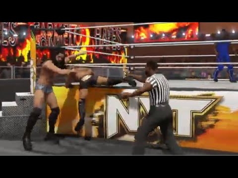 WWE 2k23 Reggie takes on Carmelo Hayes: NXT - YouTube