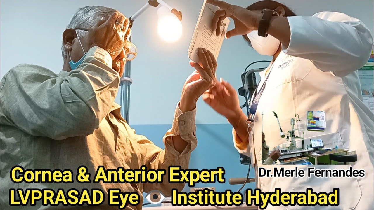 Dr.Merle Fernandes Consult with my father in LVPRASAD Eye 👁️ Institute ...