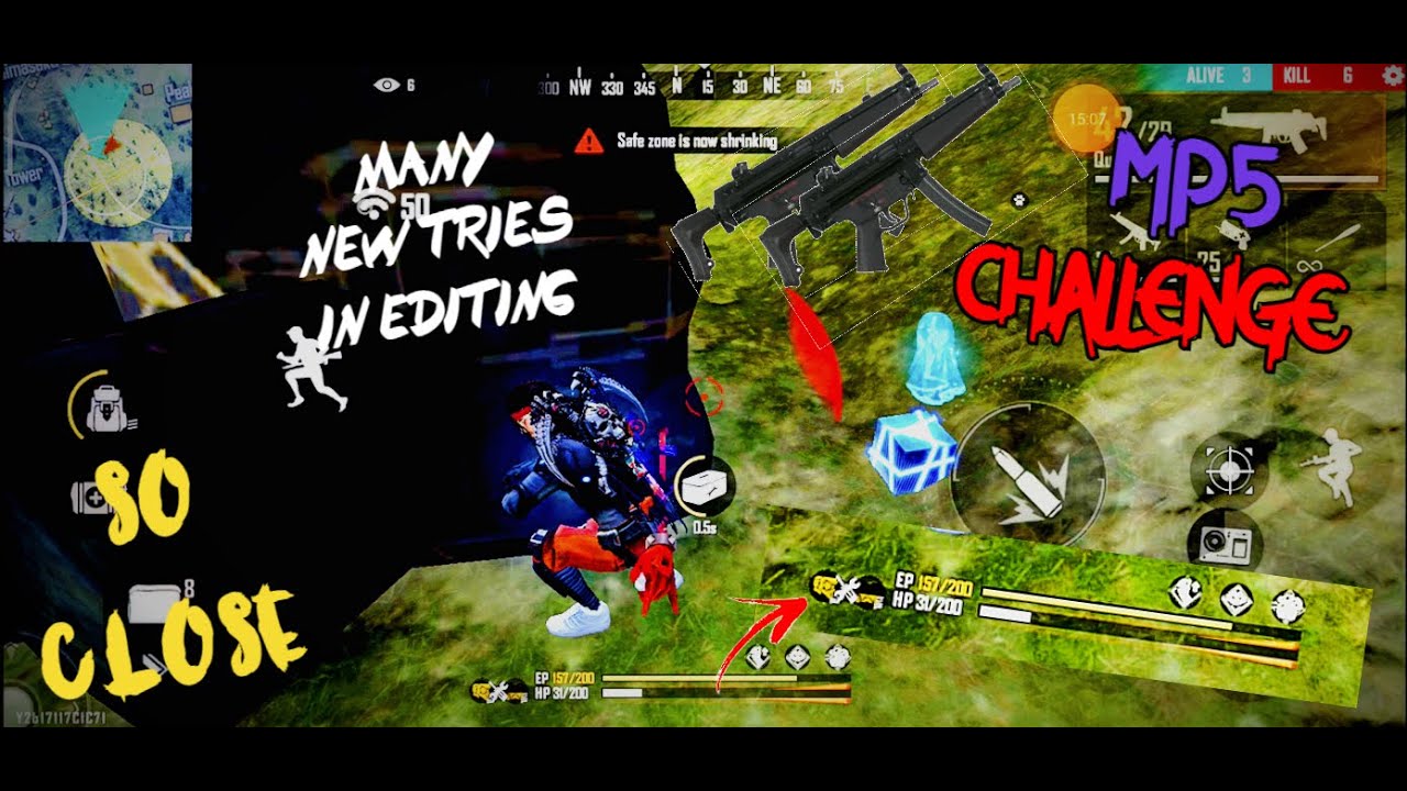 MP5 CHALLENGE | SO CLOSE | MY NEW EDIT - YouTube