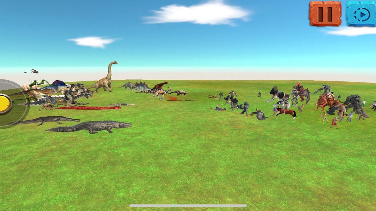 Animals vs some human and monster - YouTube