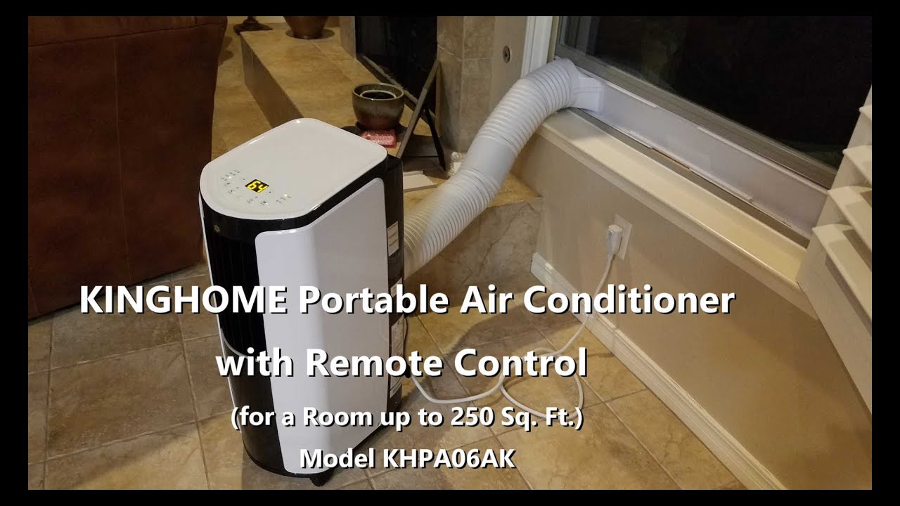 Kinghome Portable AC Model KHPA06AK - YouTube