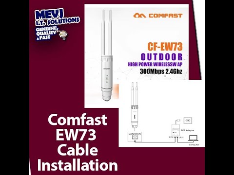 Comfast ew73 cable installation - YouTube