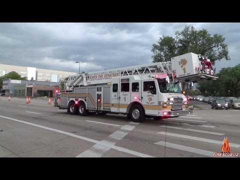 [DFD] Tower 1 + District Chief 2 Denver Fire Department - YouTube