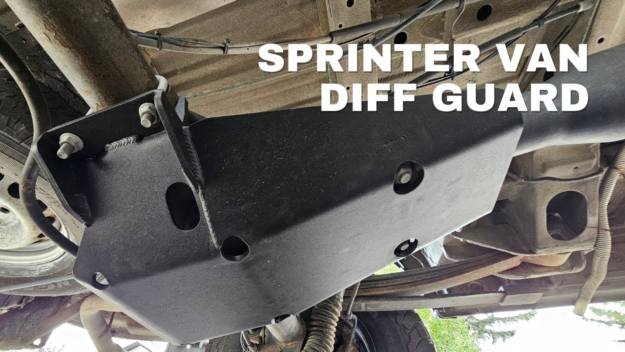 Sprinter Van - Van Compass Rear Differential Guard / Skid Plate Easy ...