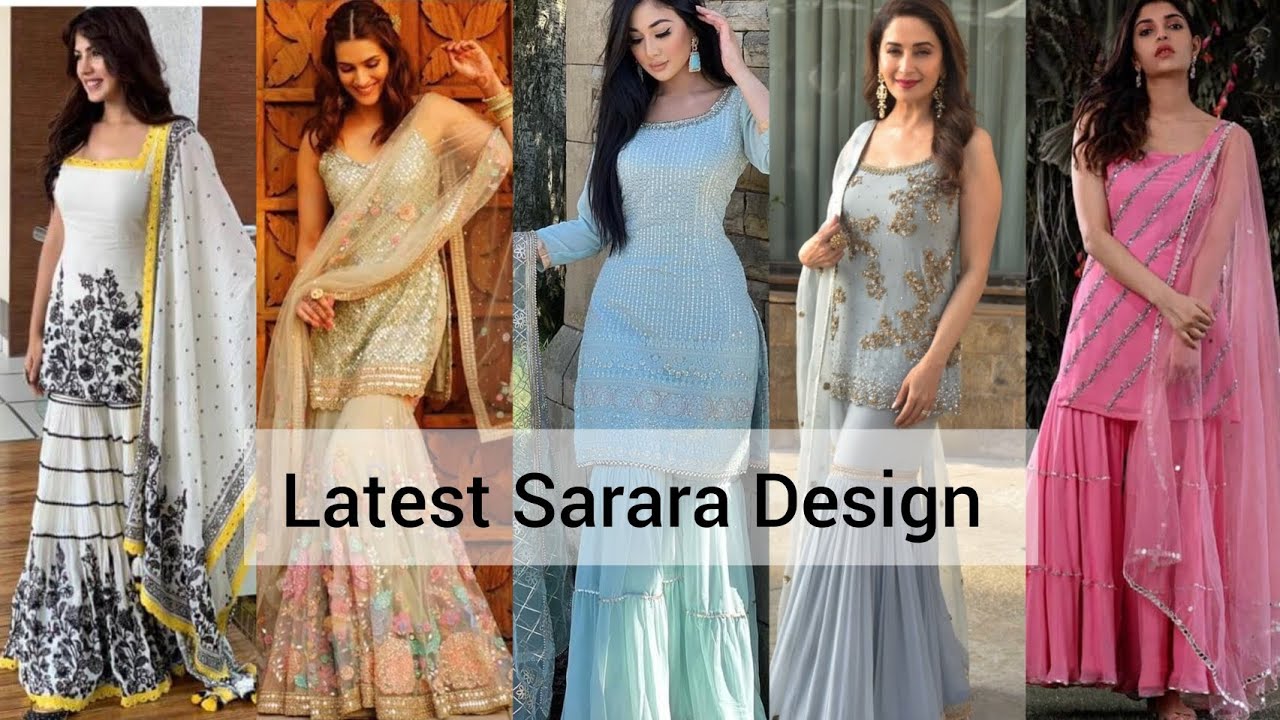 Sarara Design | Latest Sarara Collection | Beautiful Sarara Set - YouTube