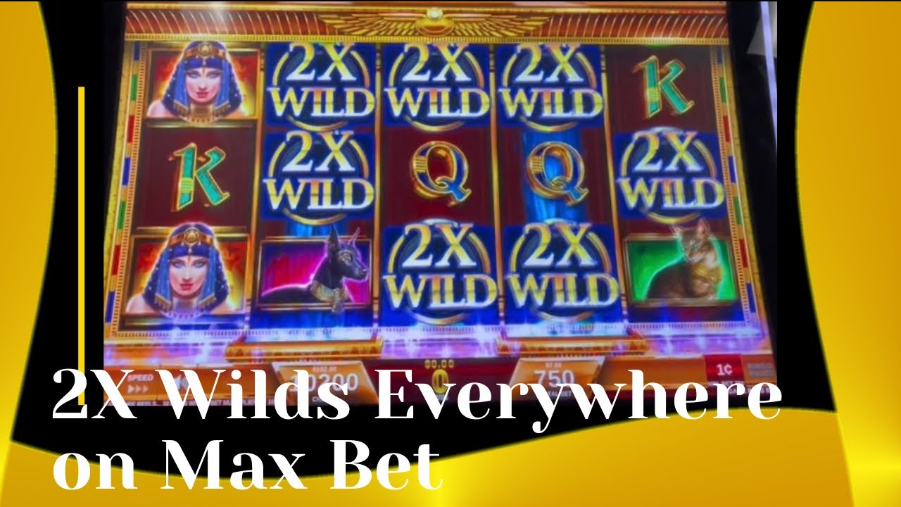 Multipliers everywhere on Magic of the Nile Slot Machine for a big ...
